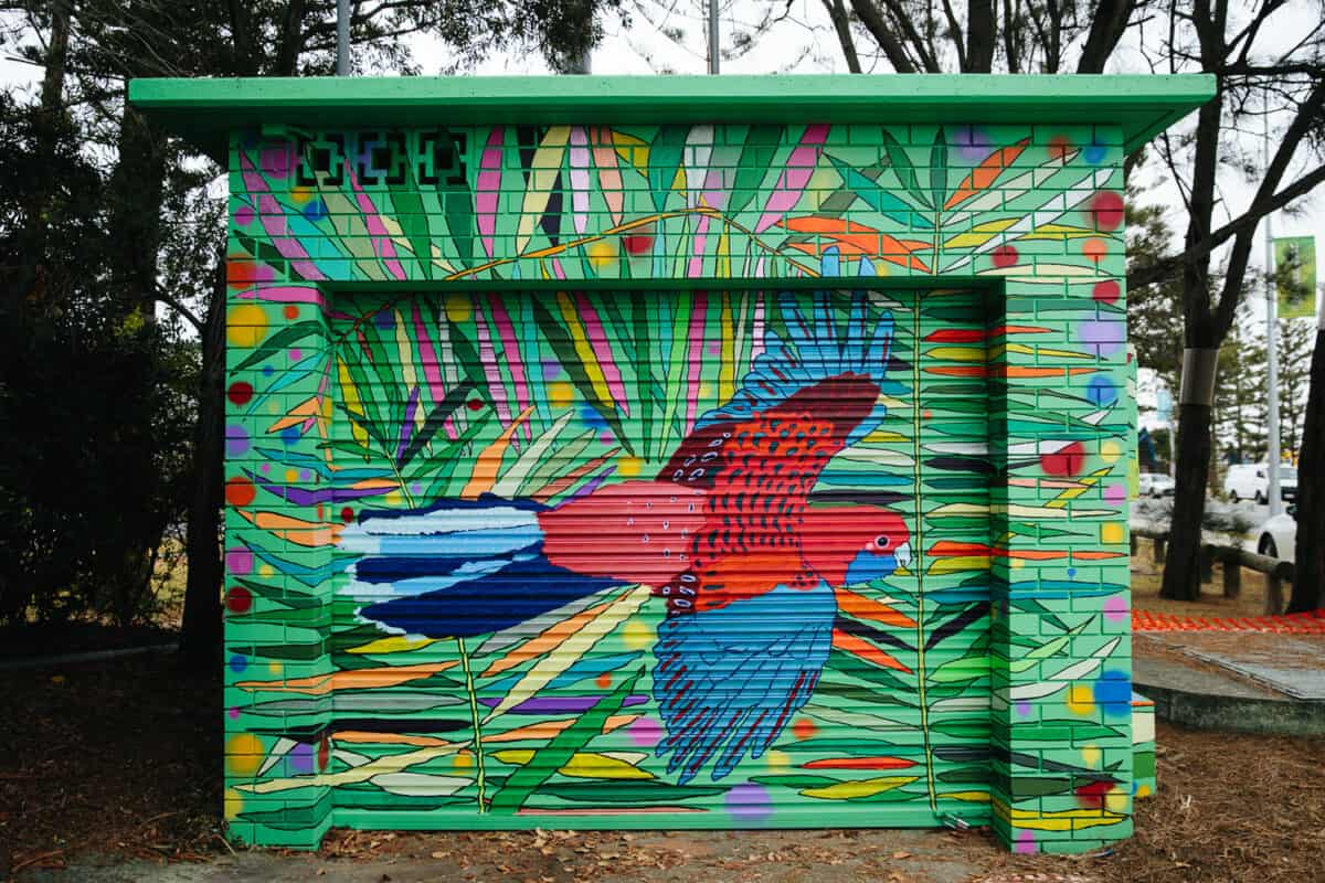 Gold Coast City Council Birds Mural - Sarah Beetson