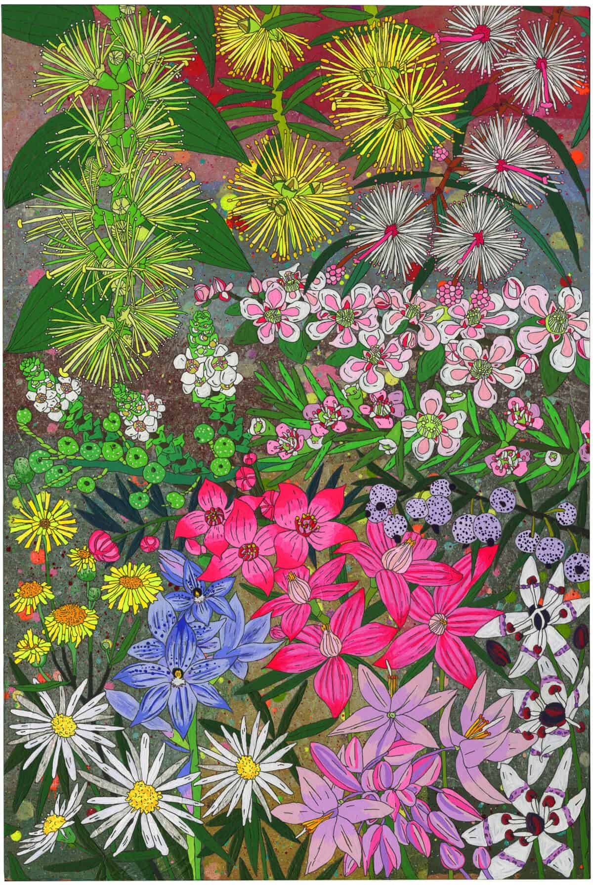 FLOWERS ON YUGAMBEH COUNTRY iv - Grasslands - Sarah Beetson