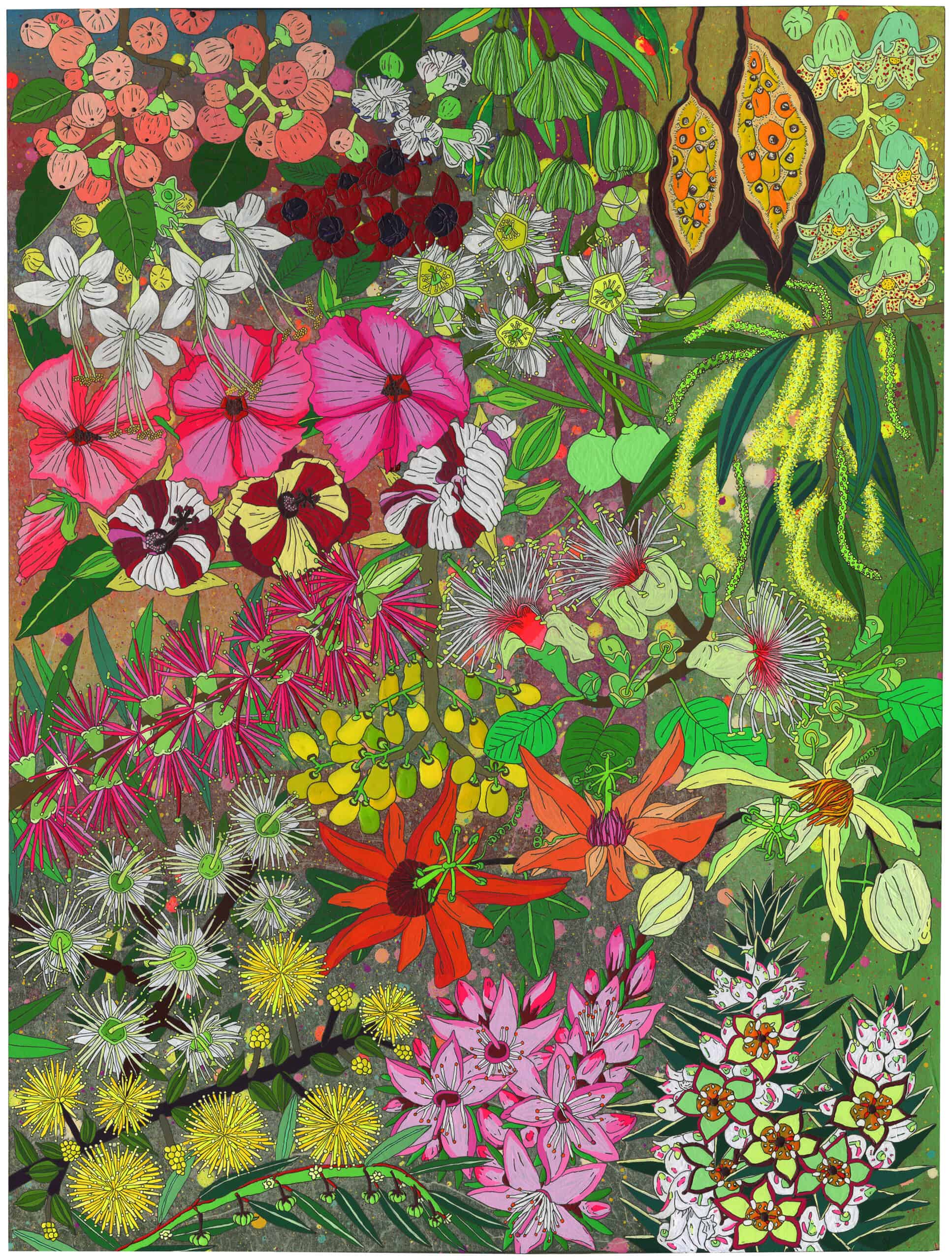 FLOWERS ON YUGAMBEH COUNTRY vi - Eucalypt - Sarah Beetson